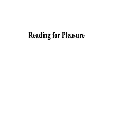 Презентация _Reading for pleasure_.ppt