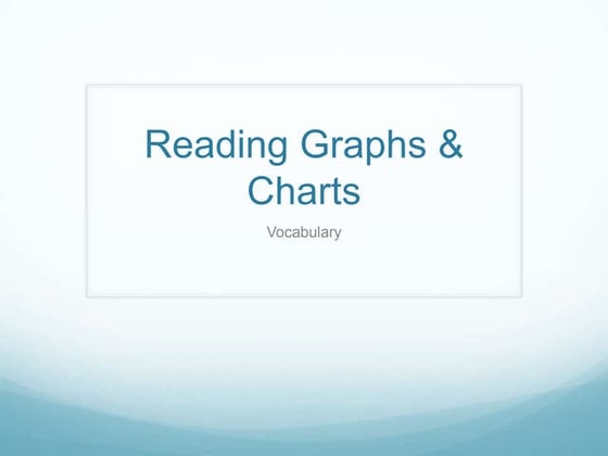 Interpreting charts and graphs | PPT