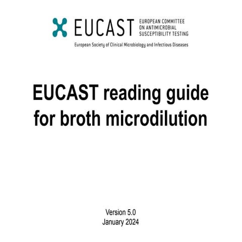European Committee on Antimicrobial Susceptibility Testing Breakpoint ...