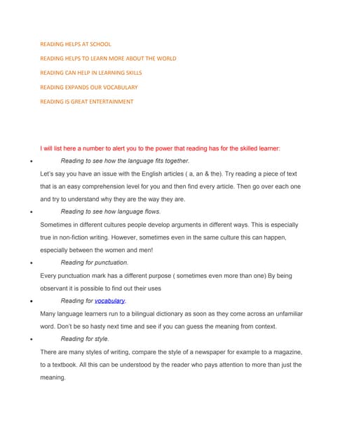 reading standards.pptx | Books and Literature