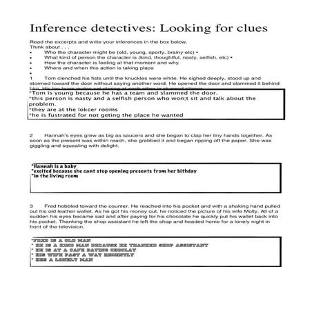 Reading inferring | PDF