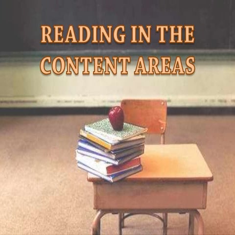 Reading in the content areas | PPTX