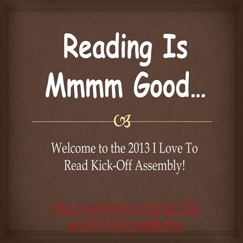 Reading is mmmm good | PPTX | Food & Drink