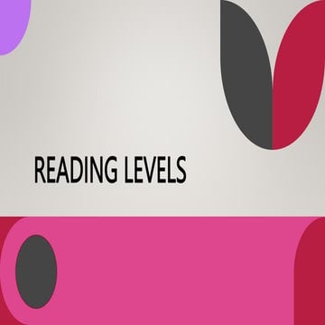 Reading Levels and factors that affect reading.pptx