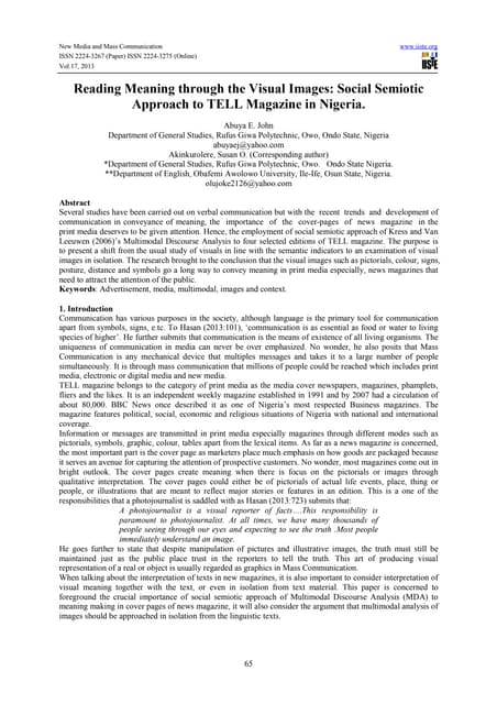 Multimodal discourse analysis | PPTX