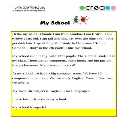 Reading_My School | PDF