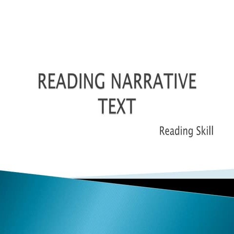 Reading narrative text | PPTX