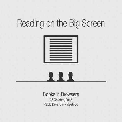 Reading on the big screen | PDF