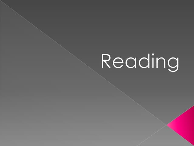 Reading pictionary To Fly | PPTX