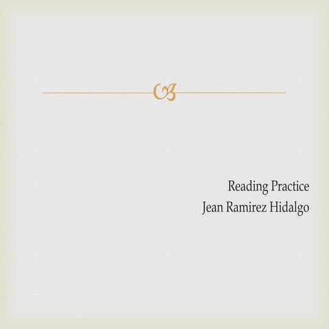 Reading practice | PPT