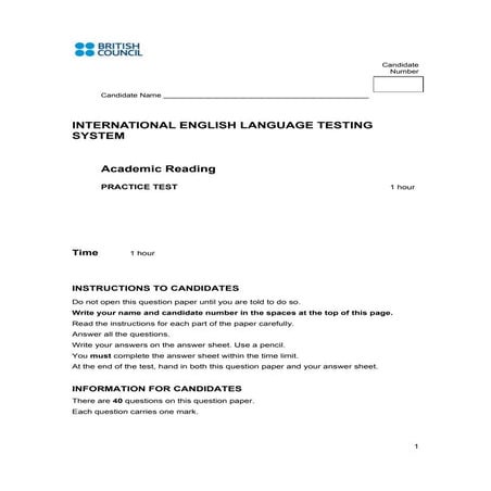 Reading practice 1_ielts_academic_questions | PDF