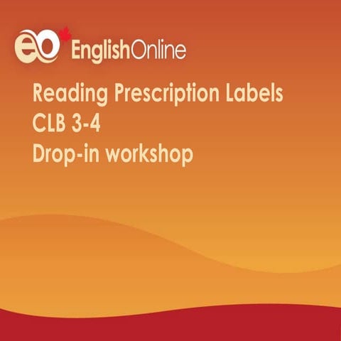 Reading prescription labels 1 | PPTX