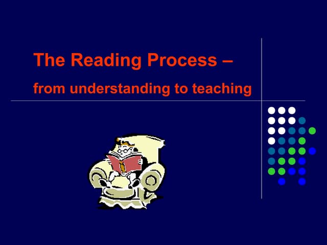 5 stages of reading process | PPTX