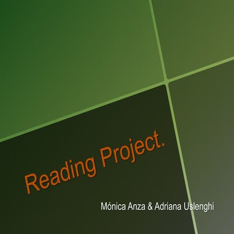 Reading project finished. (1) | PPTX