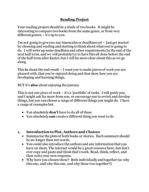 Reading Extension Questions | PDF