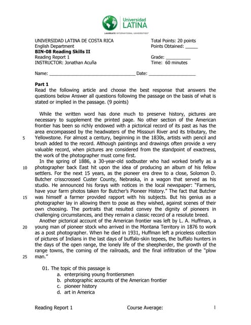 Reading Report 5 | PDF