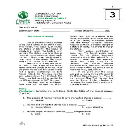 Reading report 3 | PDF