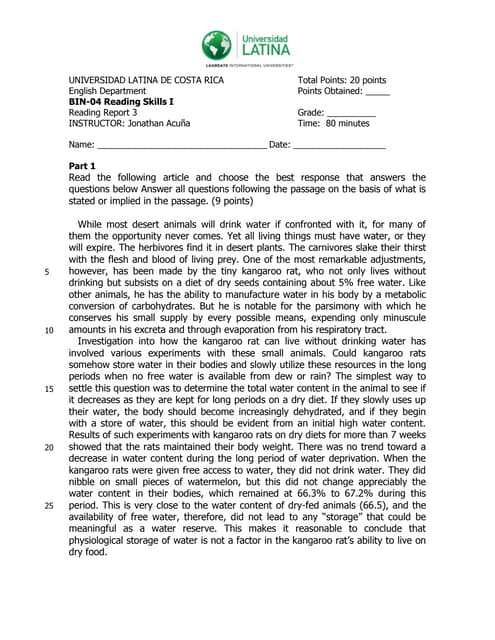 Reading Report 4 | PDF