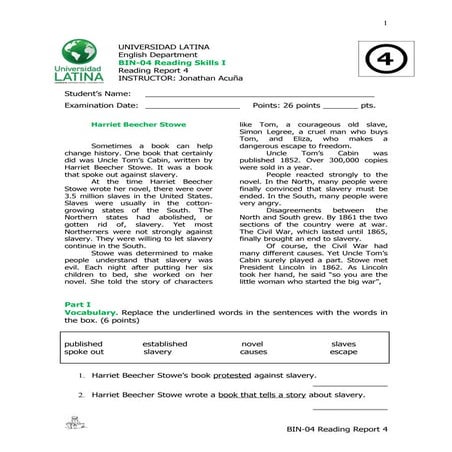 Reading report 4 | DOC