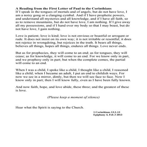 1 Corinthians 13 Slideshow: Kal-el Marcus | PPTX