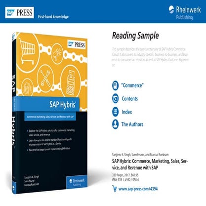 reading_sample_sappress_1538_SAP_Hybris_Commerce_Marketing_Sales ...