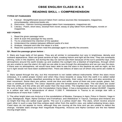 Reading Skills | PDF