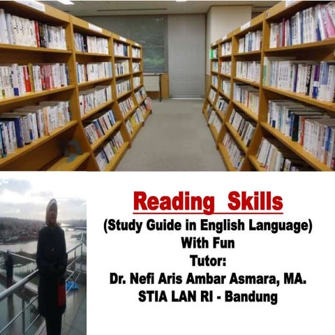 Reading skill for study | PPTX | Education
