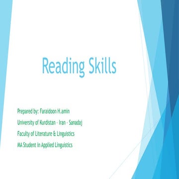 Reading skills | PPT