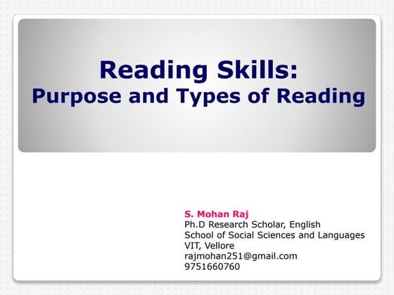 Reading | PPT