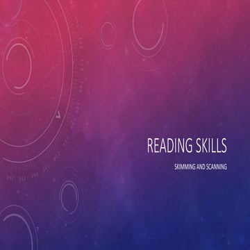 Reading Skills skimming and scanning.pptx