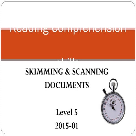 Skimming & Scanning | PPT