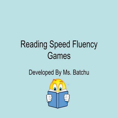 Reading Speed Games[1] | PPT