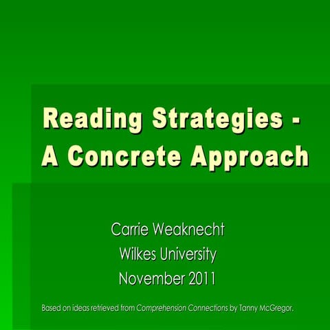 Building Comprehension through Concrete Examples by Erin Case & Sarah ...