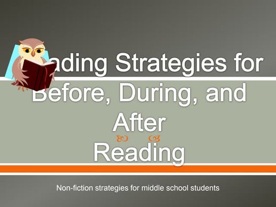 Reading Comprehension Strategies | PPTX