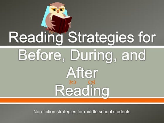 Reading Comprehension Strategies | PPTX