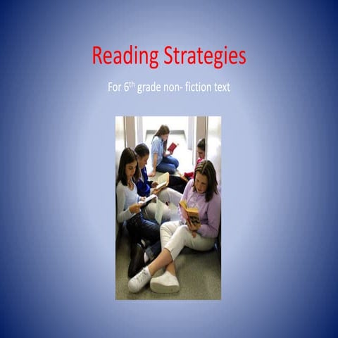 Reading strategies | PPT