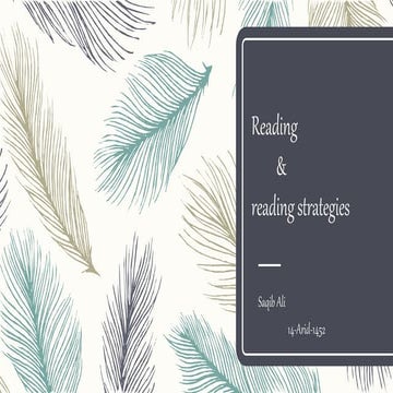 Reading strategies | PPT