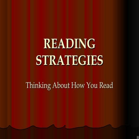 Reading strategies | PPT