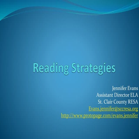 Reading strategies flip book teacher's meeting10 27-14 | PPTX ...