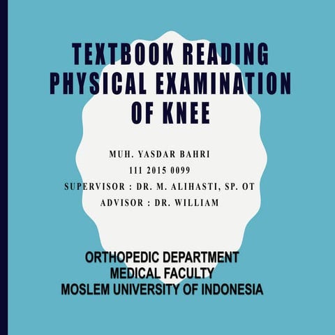 READING TEXTBOOK PHISICAL EXAMINATION OF KNEE.pptx