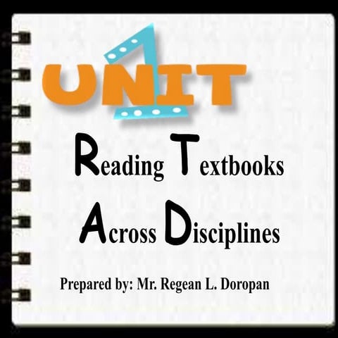 Reading Textbooks in Natural Science | PPTX