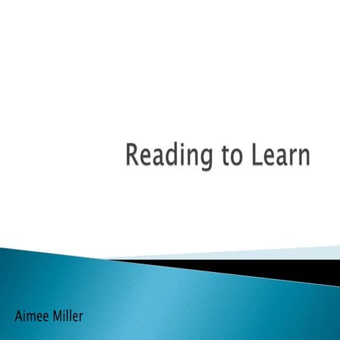 Reading 2 Learn | PPTX