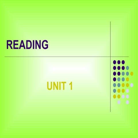 WB Key Reading Unit 1 | PPT