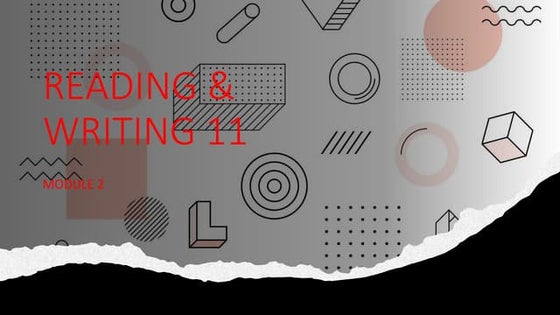READING AND WRITING SKILLS MODULE 2.pptx