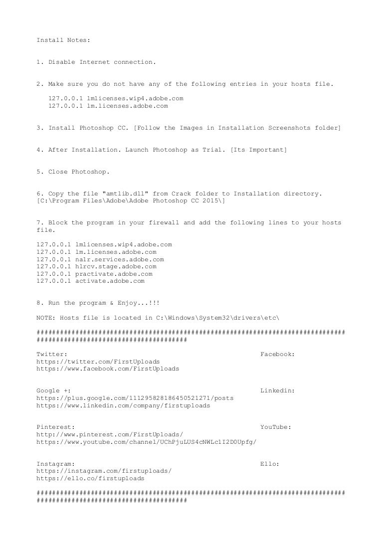 Bcasebo blogg se Adobe Activation Blocker Hosts File