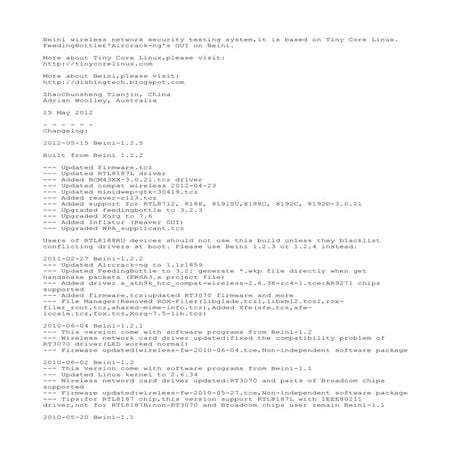 beimni | TXT | Operating Systems | Computer Software and Applications
