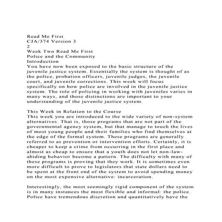 Police discretion paper | DOCX