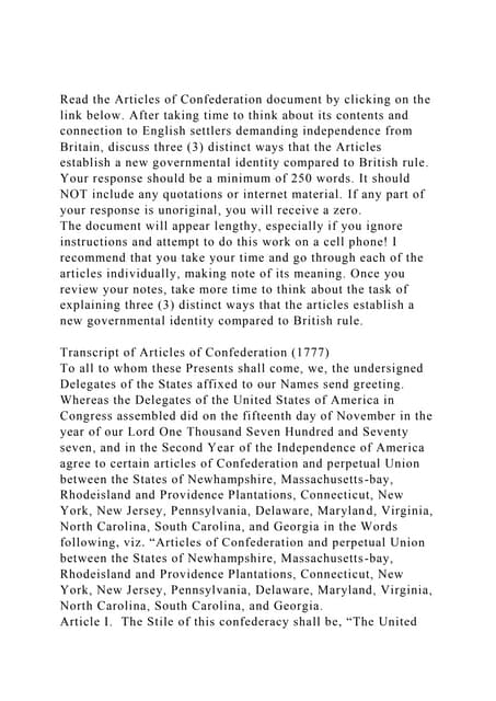 Articles of Confederation - article x - xiii | PDF