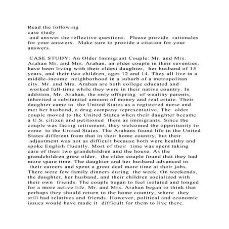 Case Study Module 2 Instructions Read the following case study .docx