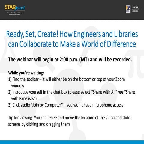 Ready, Set, Create! How Engineers and Libraries Can Collaborate to Make ...